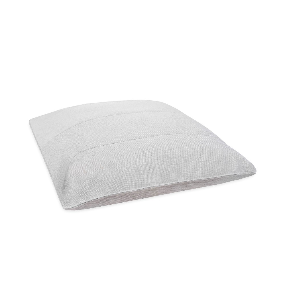 Coussin design confortable pour chien tissu gris clair, Hoina - Bagane